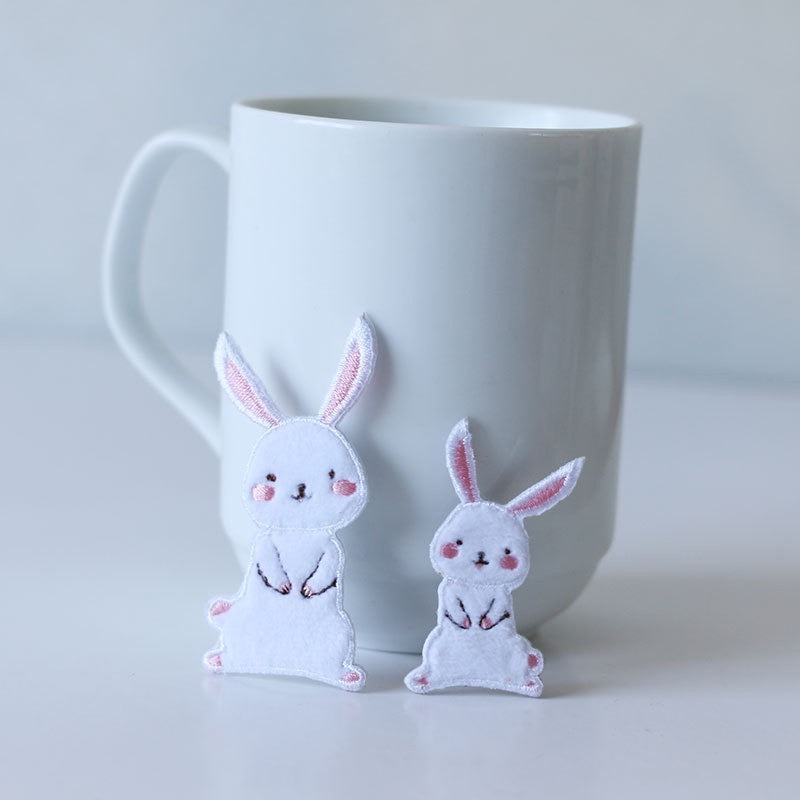 Furry Bunny Embroidered Patches – CheerCove