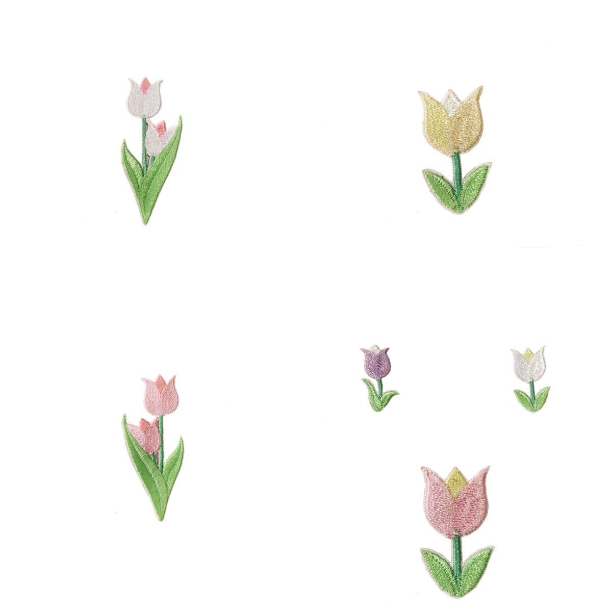 Tulip Embroidered Patches - Multiple Designs Available – CheerCove