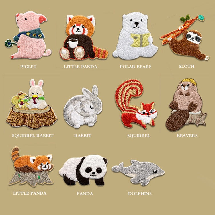The Zoo Embroidered Patches - Multiple Designs Available – CheerCove