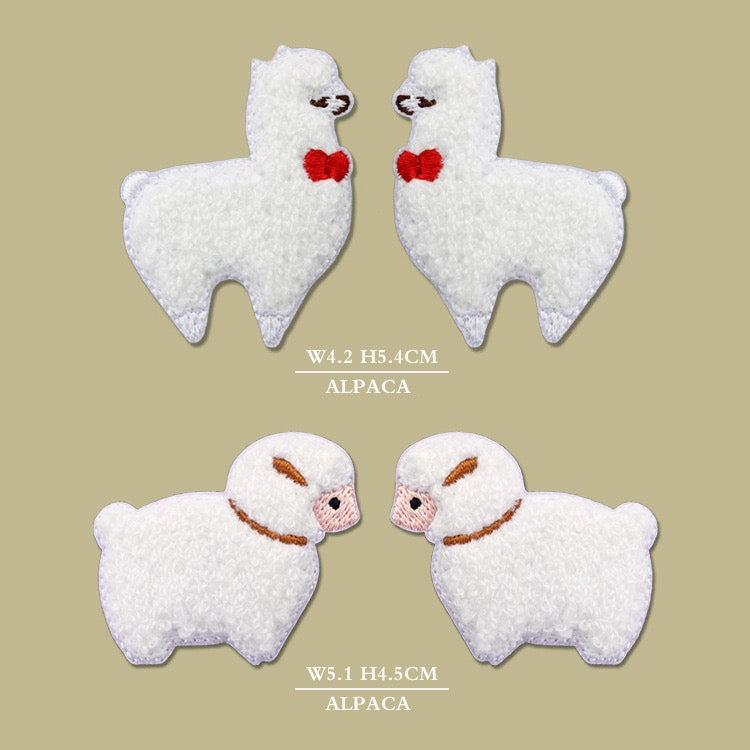 Alpaca Embroidered Patches - Multiple Designs Available – CheerCove