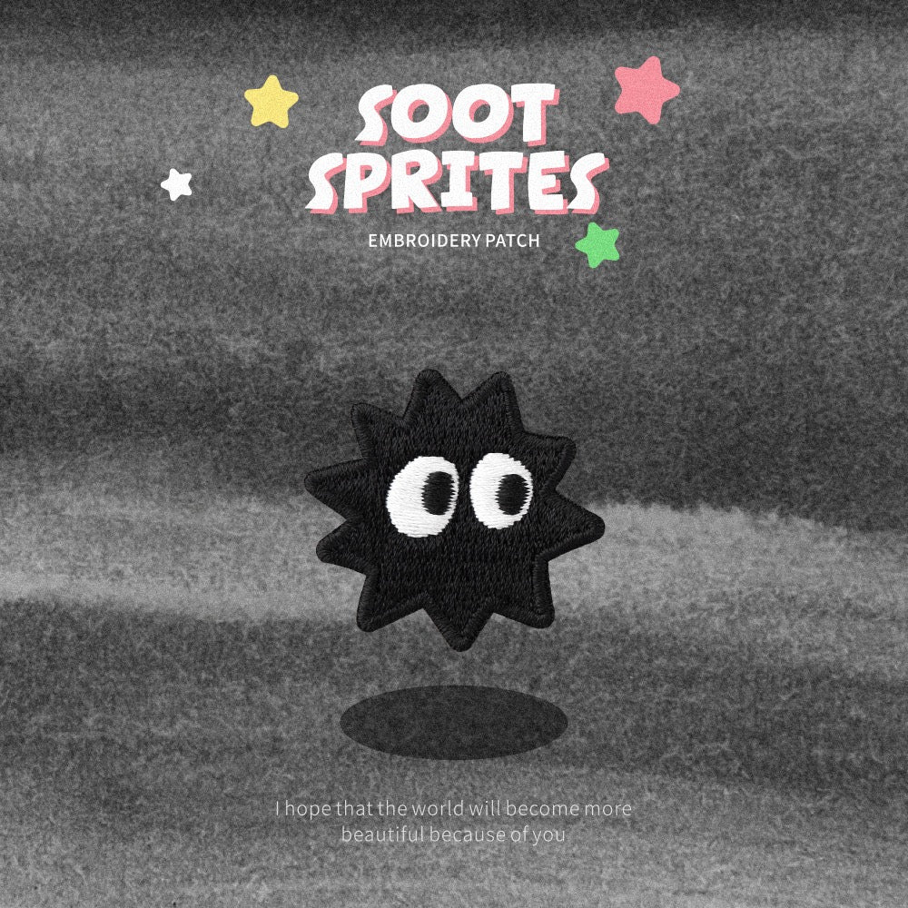 Soot Sprites ② Embroidered Patches – CheerCove